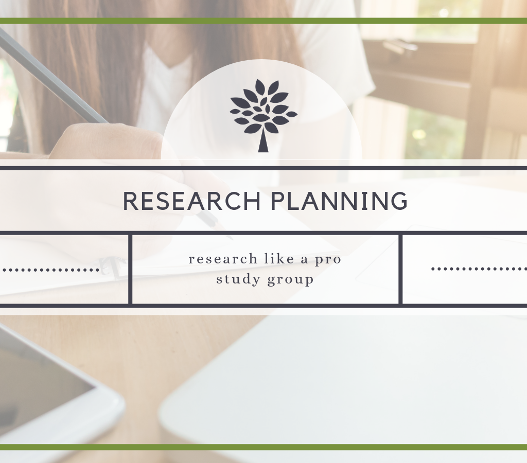 Research Like a Pro Study Group: Research Planning – GenealogyNow