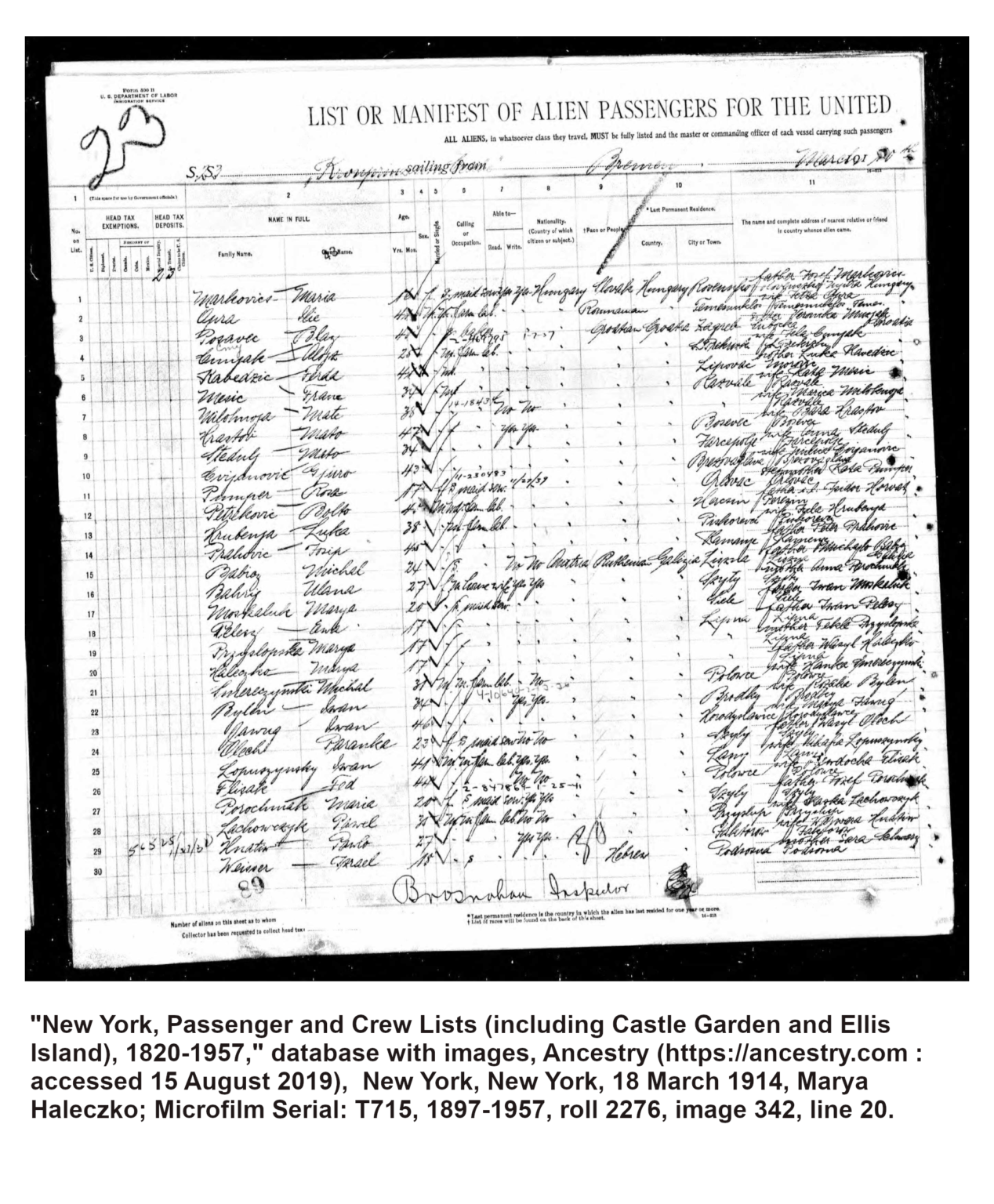 Tracing Your Immigrant Ancestors: Passenger Lists – GenealogyNow